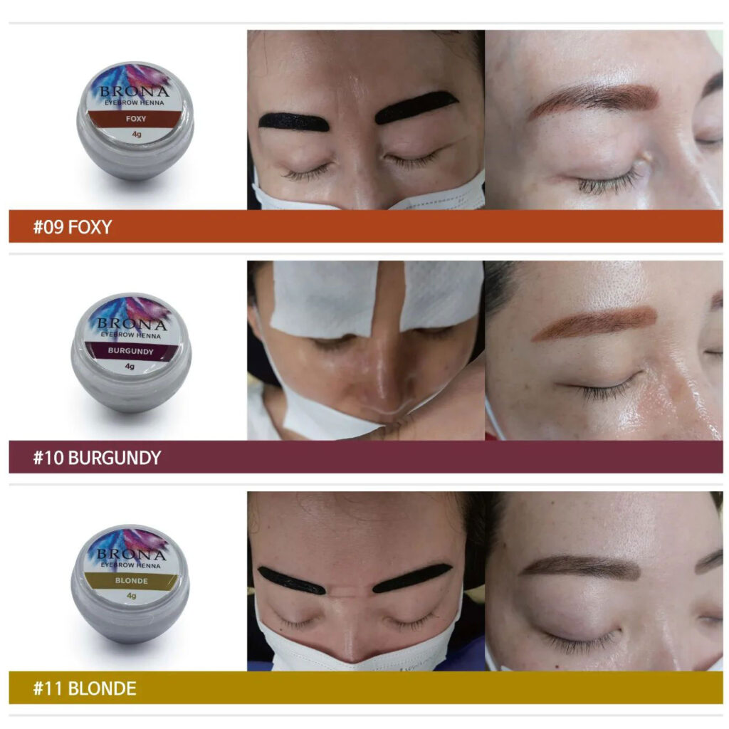 Brona Eyebrow Henna Salon Kit 10-Colours | OzLash Supplies