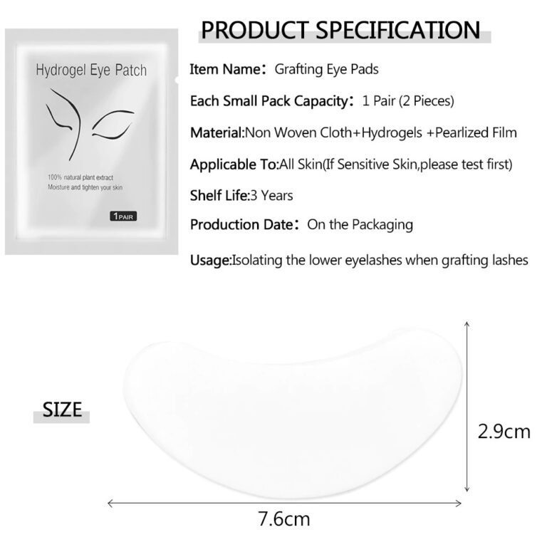 Lint-Free Hydrogel Under Eye Patch x25 | OzLash Supplies