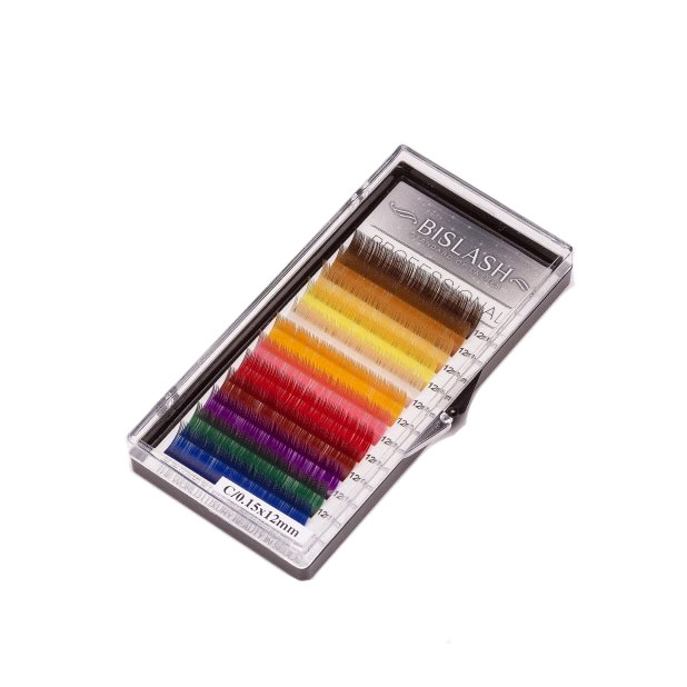 C Curl 0.15t Colour Lash Extensions x 12mm | OzLash Supplies