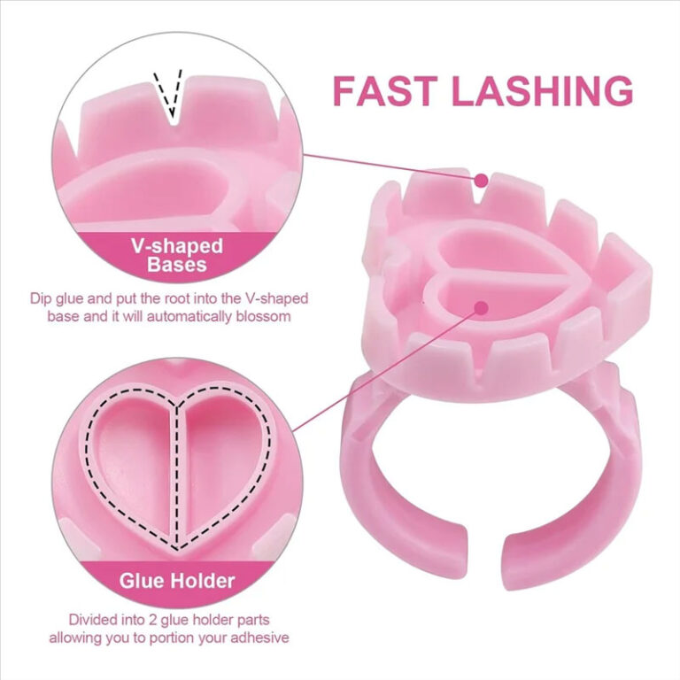 100x Disposable Glue Rings Lash Glue Cups | OzLash Supplies